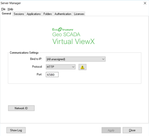 Virtual ViewX System Configuration Guide - Working with the Virtual ViewX Manager